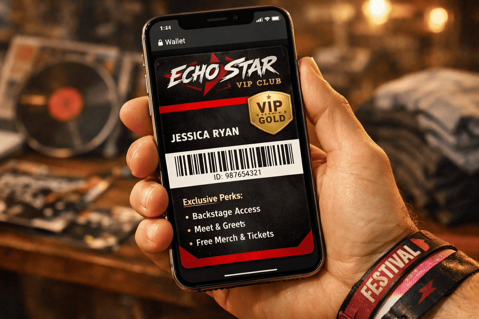 Digital Membership Cards for Music Artist VIP Clubs